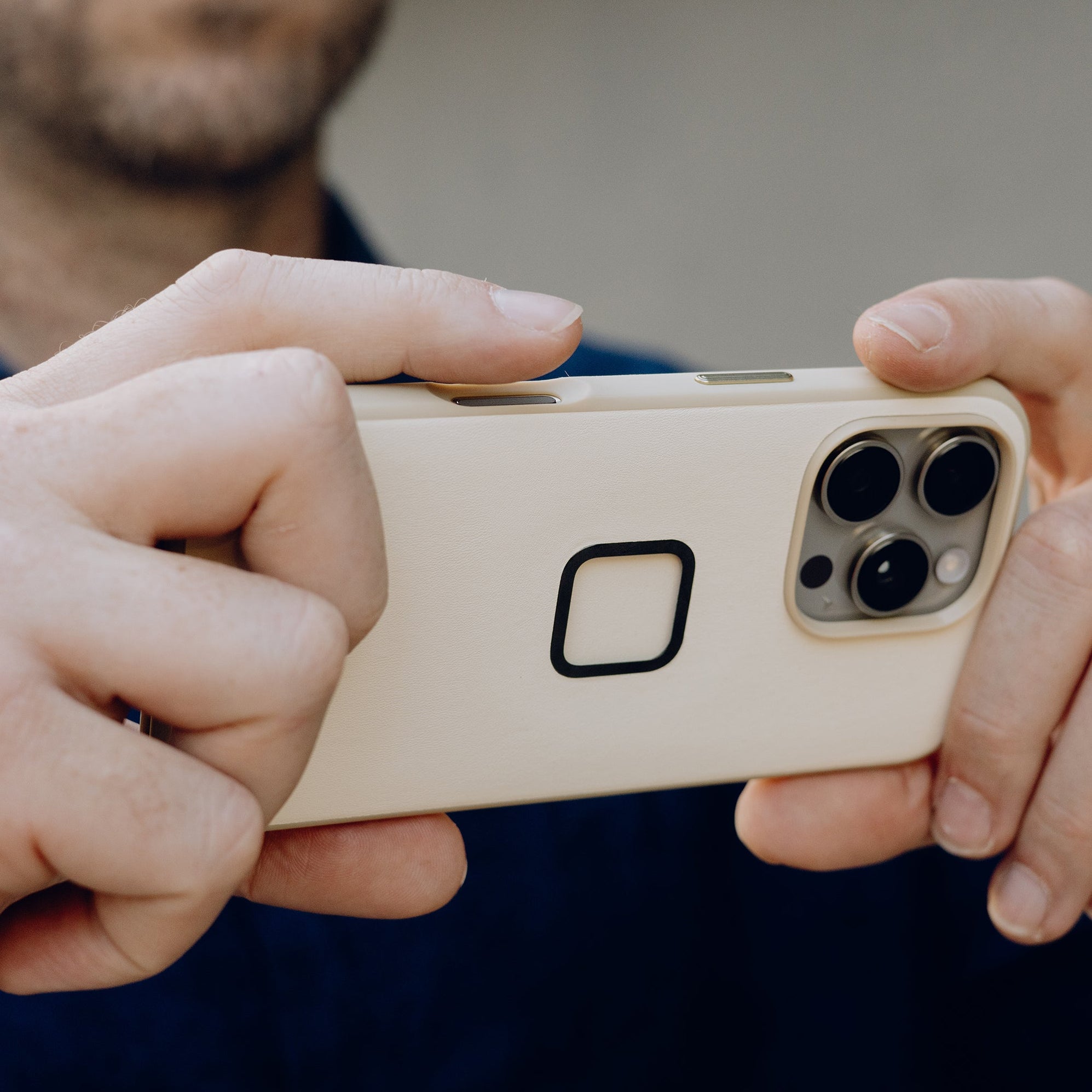 Everyday Clarino Case | iPhone 16 Pro Max Bone — Vanasche Motorsports